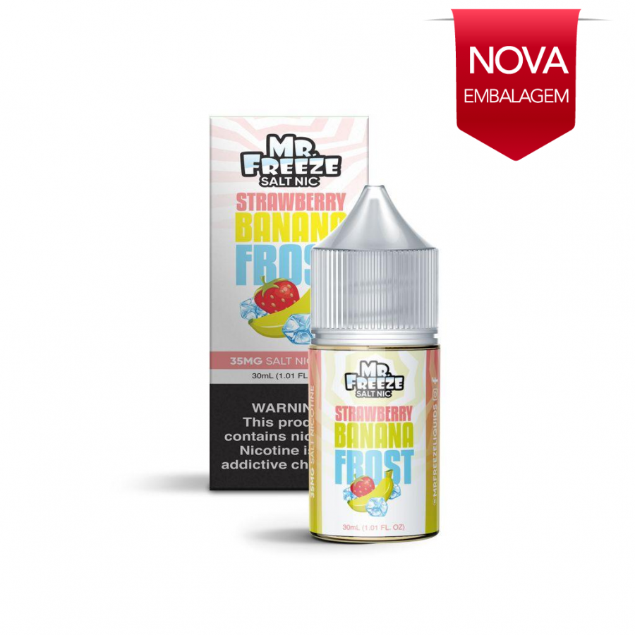 Mr. Freeze Salt - Strawberry Banana Frost - 30 Ml - Home - Loft Vapor | Vape: Pods, Juices e ...